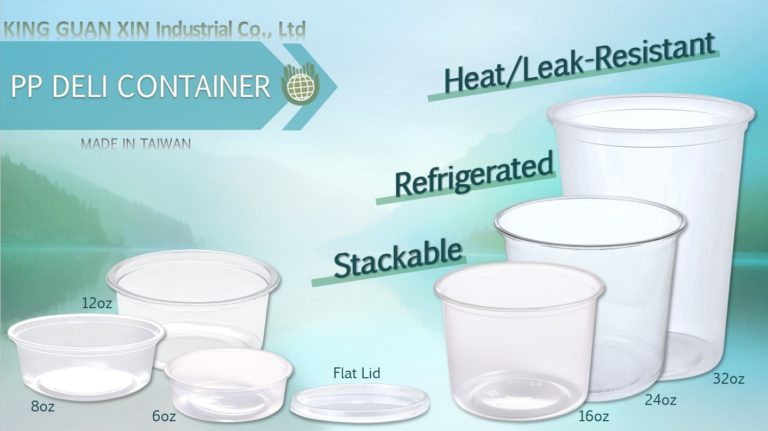 PP Deli Container 圓盒 - KGX- Disposable Food Packaging (Take-Out Container)